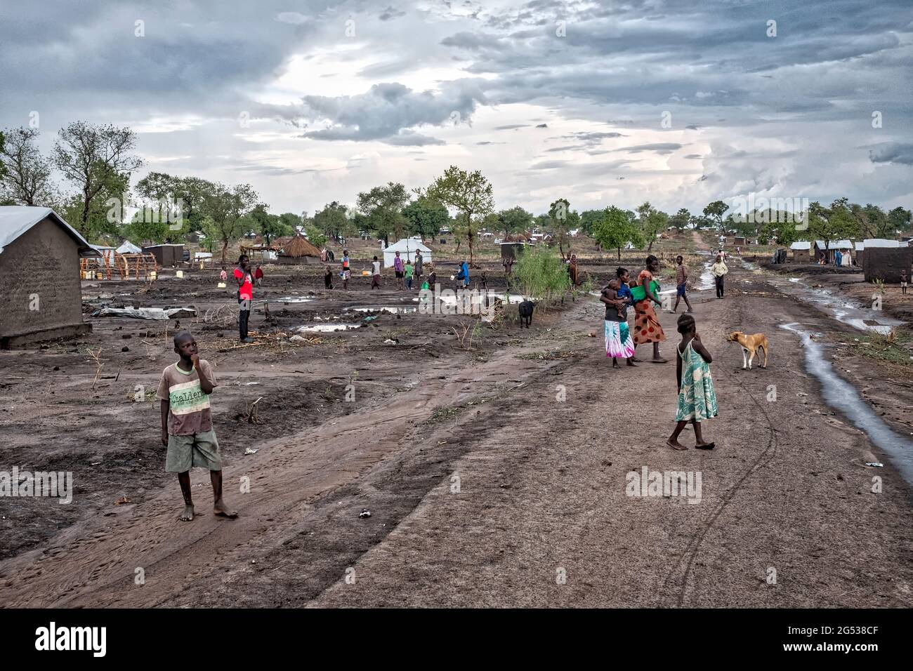 Bidibidi, Morobi, refugee camp, Uganda, Africa Stock Photo - Alamy