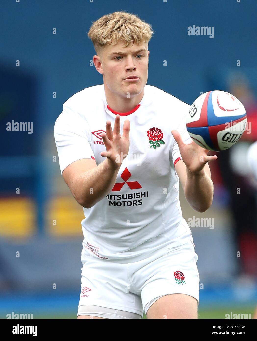 England's Fin Smith during the Under 20s Six Nations match at Cardiff ...