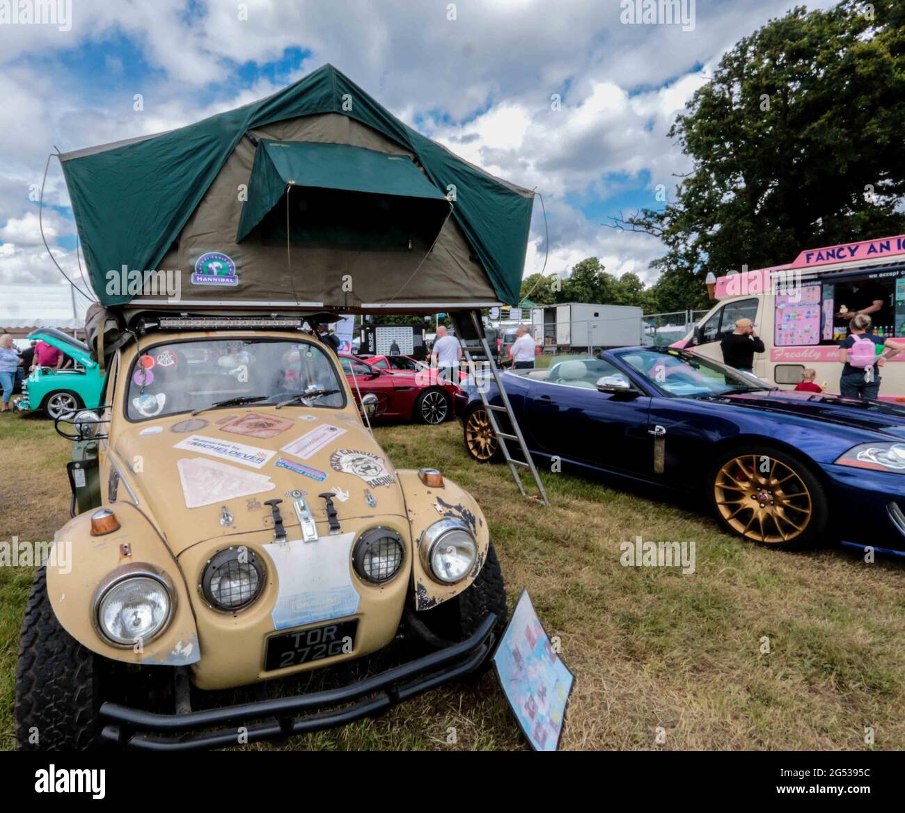 London, UK. 25th June, 2021. The London Classic Car Show comes to Syon ...