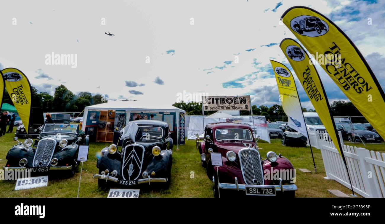 London, UK. 25th June, 2021. The London Classic Car Show comes to Syon ...