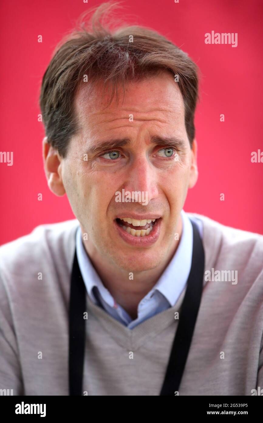FA CEO Mark Bullingham during a press conference at St George's Park ...