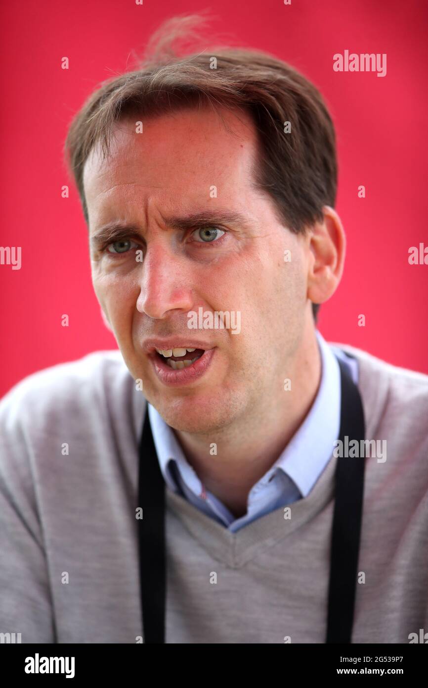 FA CEO Mark Bullingham during a press conference at St George's Park ...