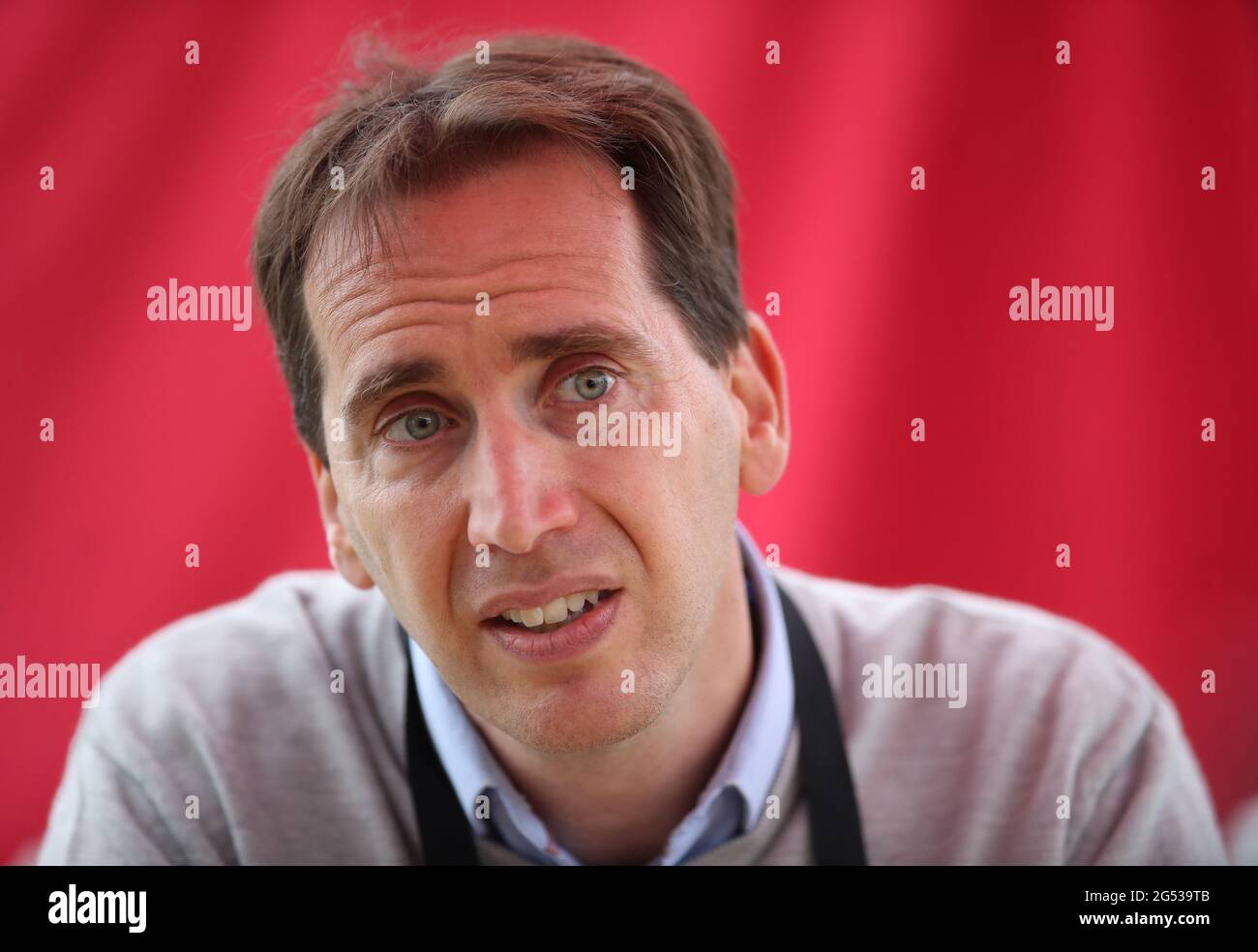 FA CEO Mark Bullingham during a press conference at St George's Park ...