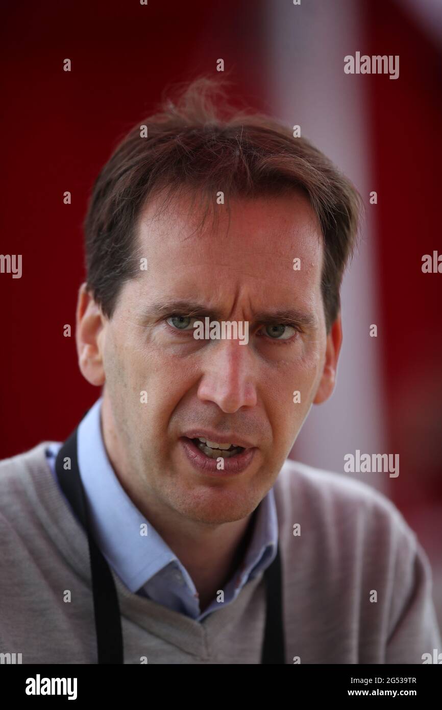 FA CEO Mark Bullingham during a press conference at St George's Park ...