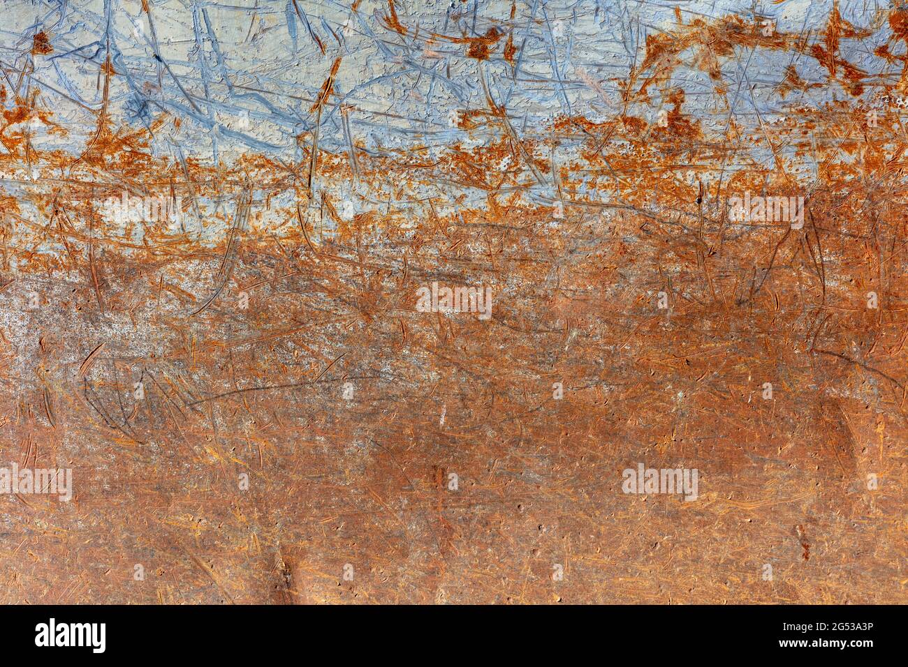 Rusty and worn metal sheet, corrosion Stock Photo - Alamy