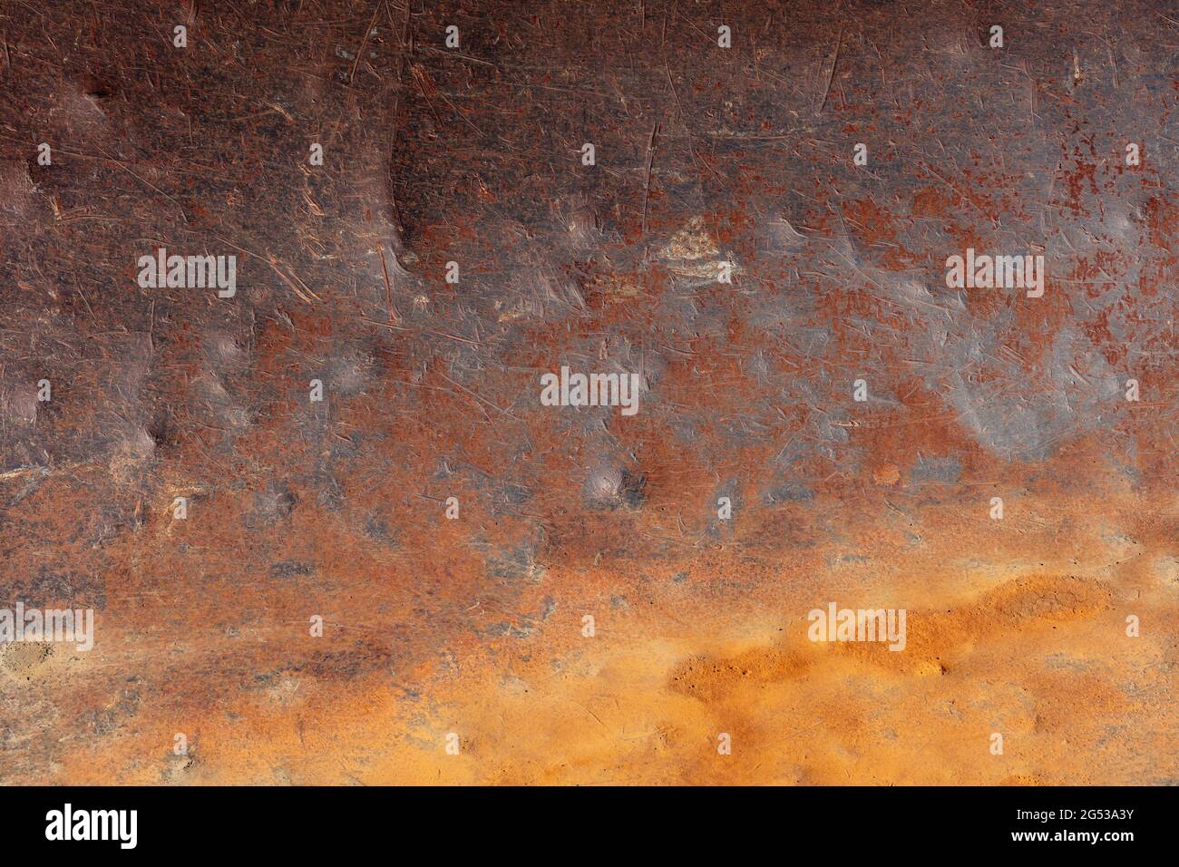 Rusty and worn metal sheet, corrosion Stock Photo - Alamy