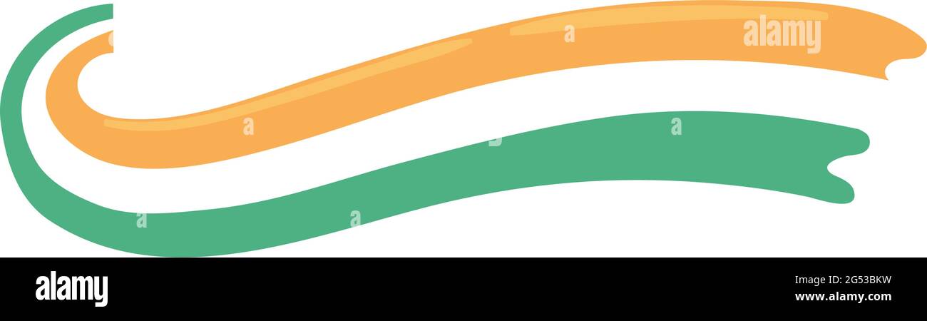 indian flag curl Stock Vector Image & Art - Alamy
