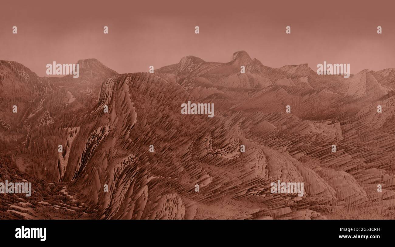 Mars landscape hi-res stock photography and images - Alamy