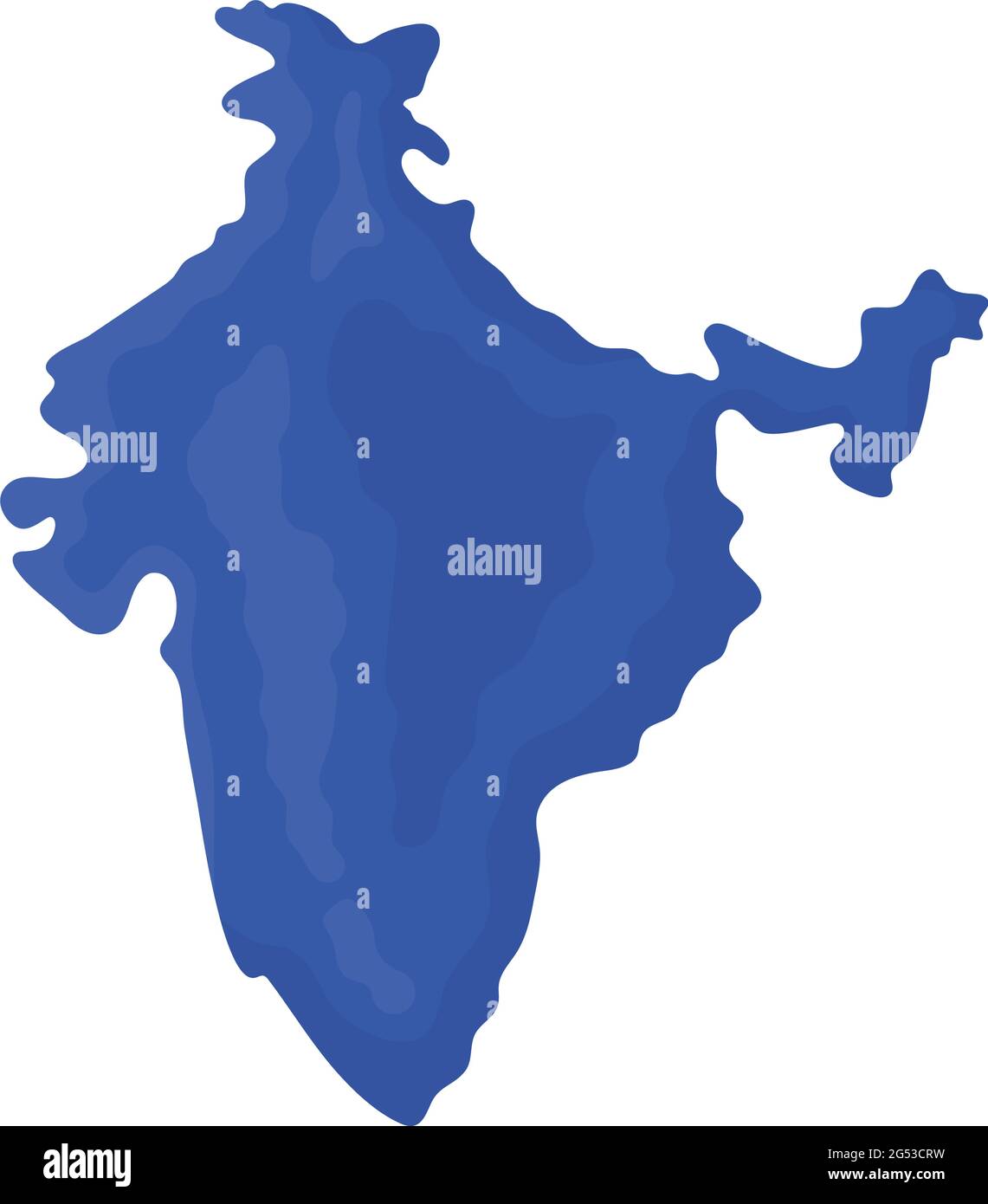 indian map country Stock Vector Image & Art - Alamy