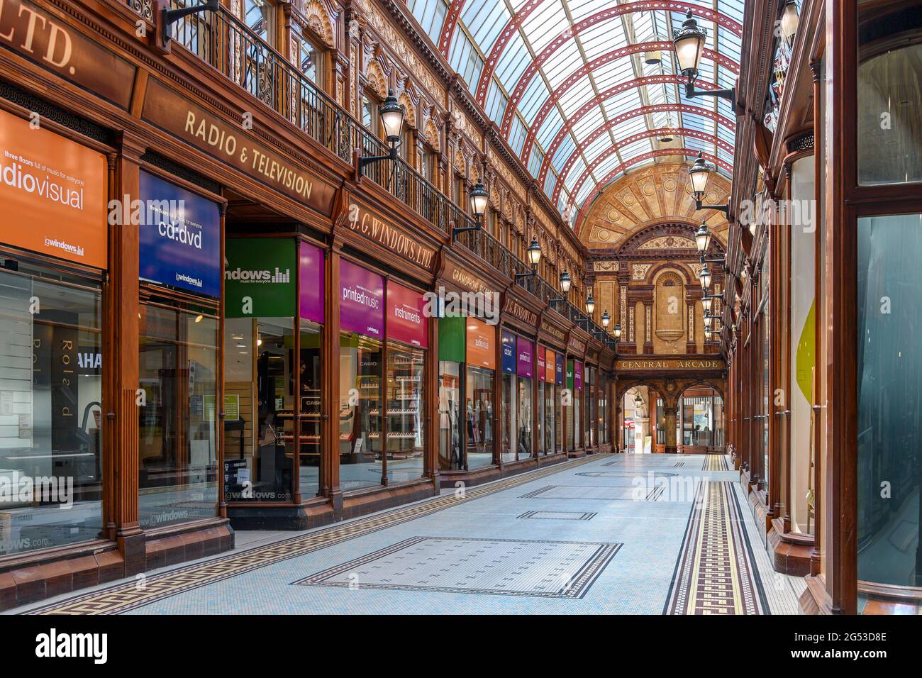 Central Arcade in Newcastle was built in 1906. The luscious Edwardian ...