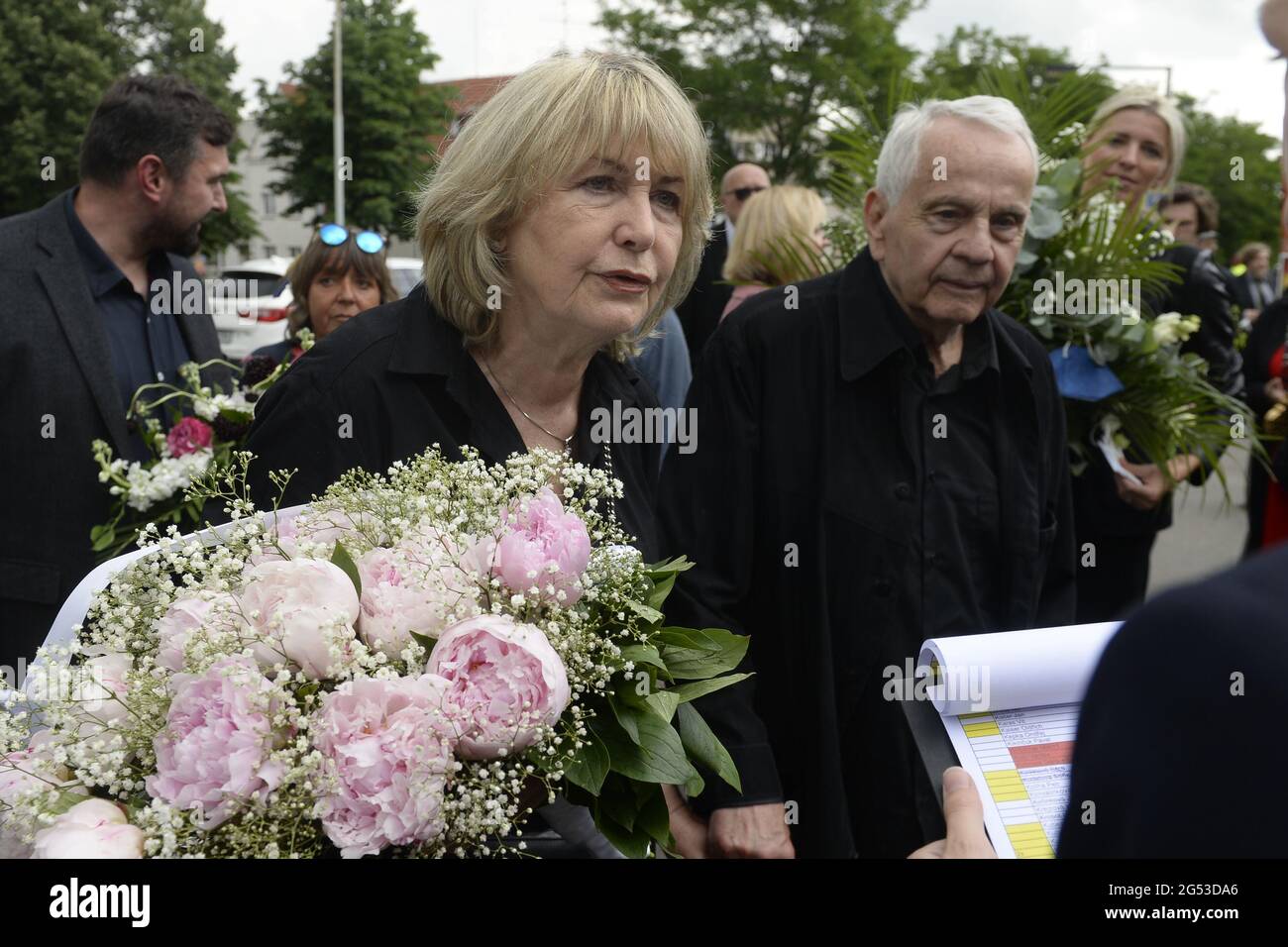 Prague, Czech Republic. 25th June, 2021. Czech actress Eliska Balzerova ...