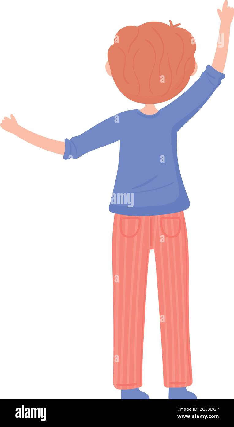 boy giving back hand up Stock Vector Image & Art - Alamy