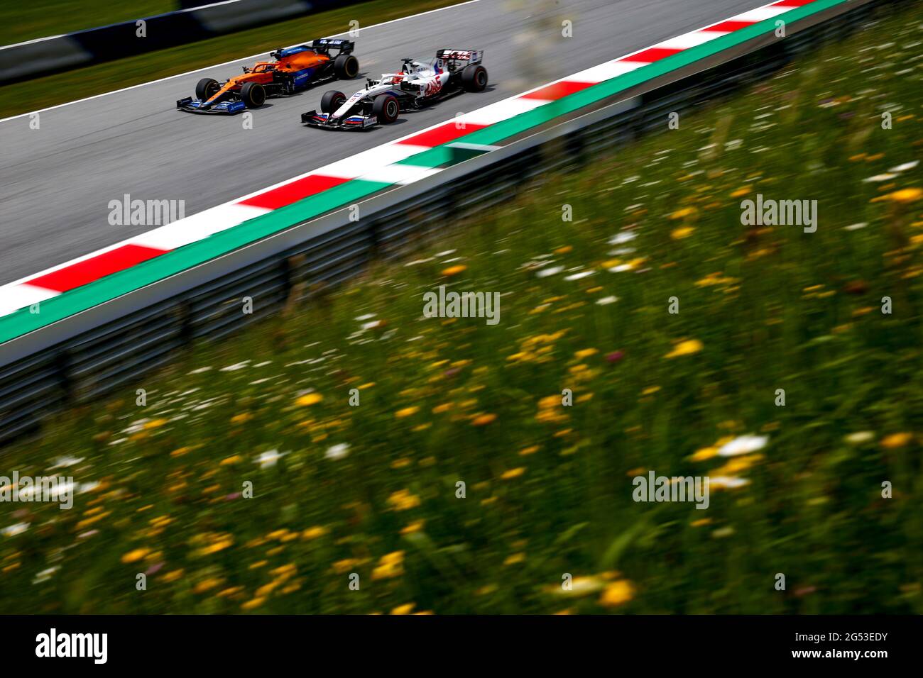 Spielberg, Austria. 25th June, 2021. # 3 Daniel Ricciardo (AUS, McLaren ...