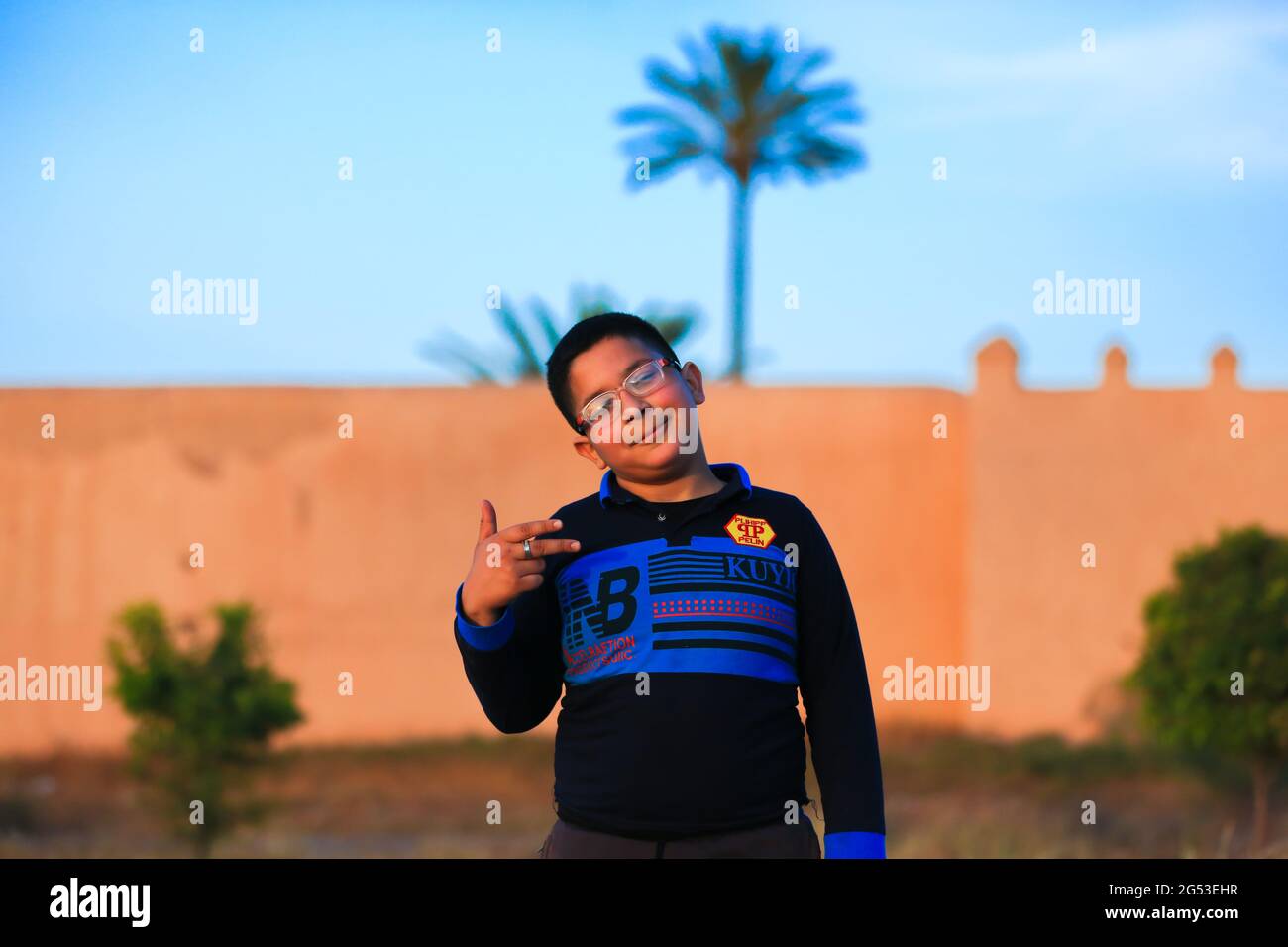 Marrakech, Morocco - 03 MAY 2021 : Moroccan young boy posing in ...