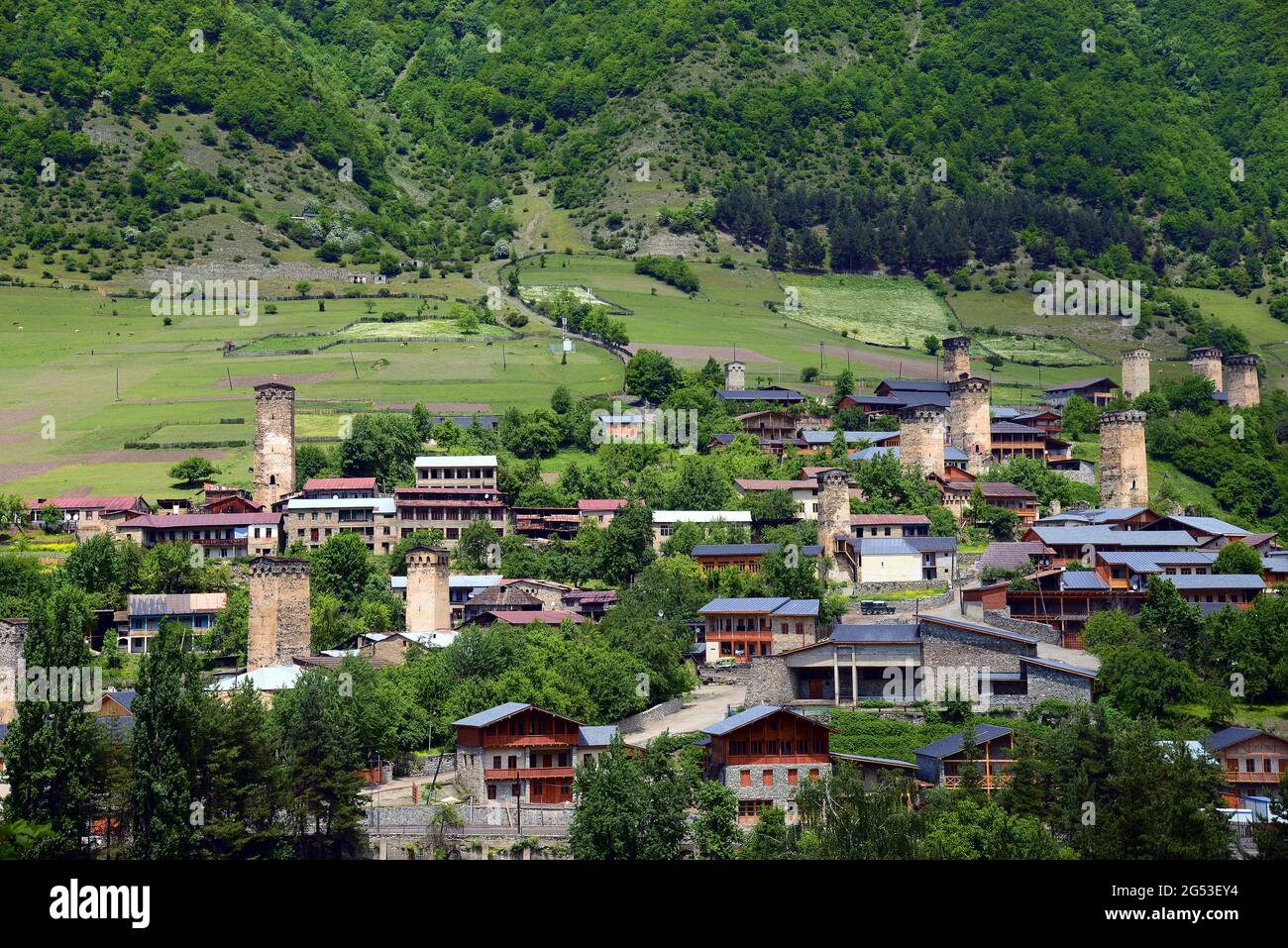 Mestia georgia hi-res stock photography and images - Alamy