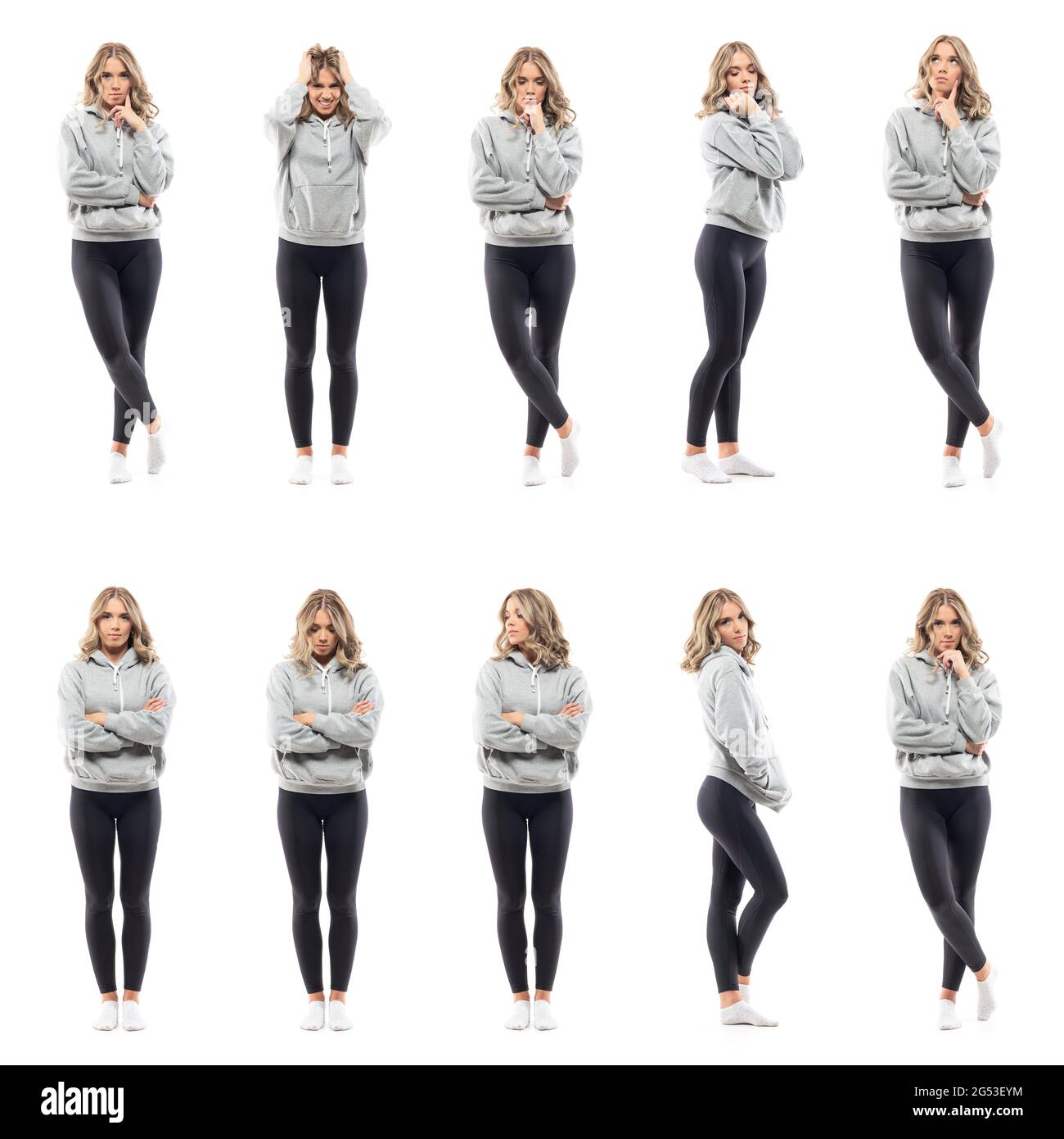 Woman disappointed sad angry Cut Out Stock Images & Pictures - Alamy