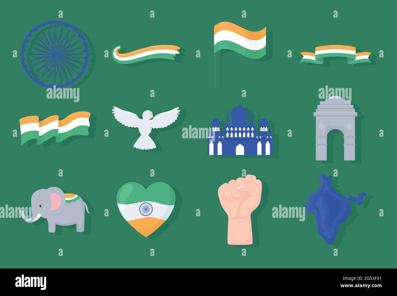 indian icons set Stock Vector Image & Art - Alamy