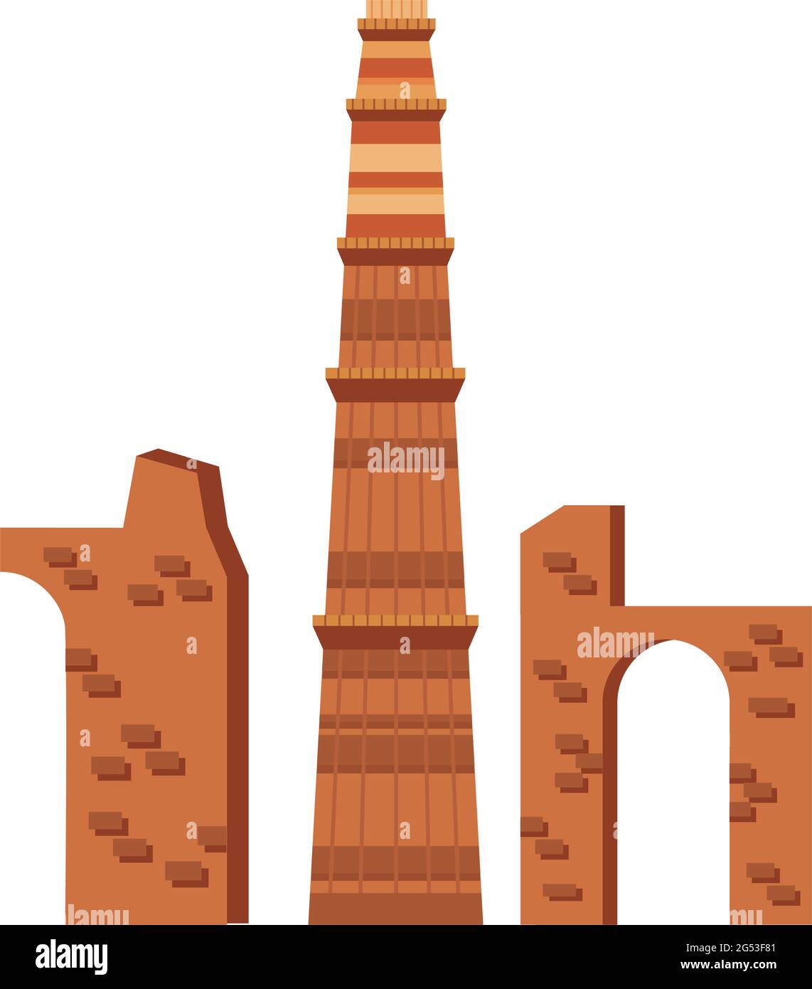 Qutub Minar Vector
