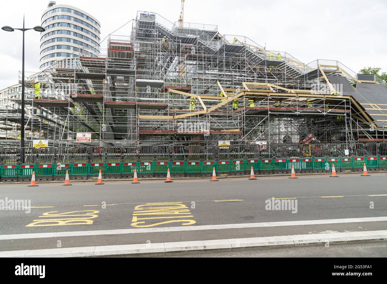 Marble Arch Mound under construction Stock Photo - Alamy
