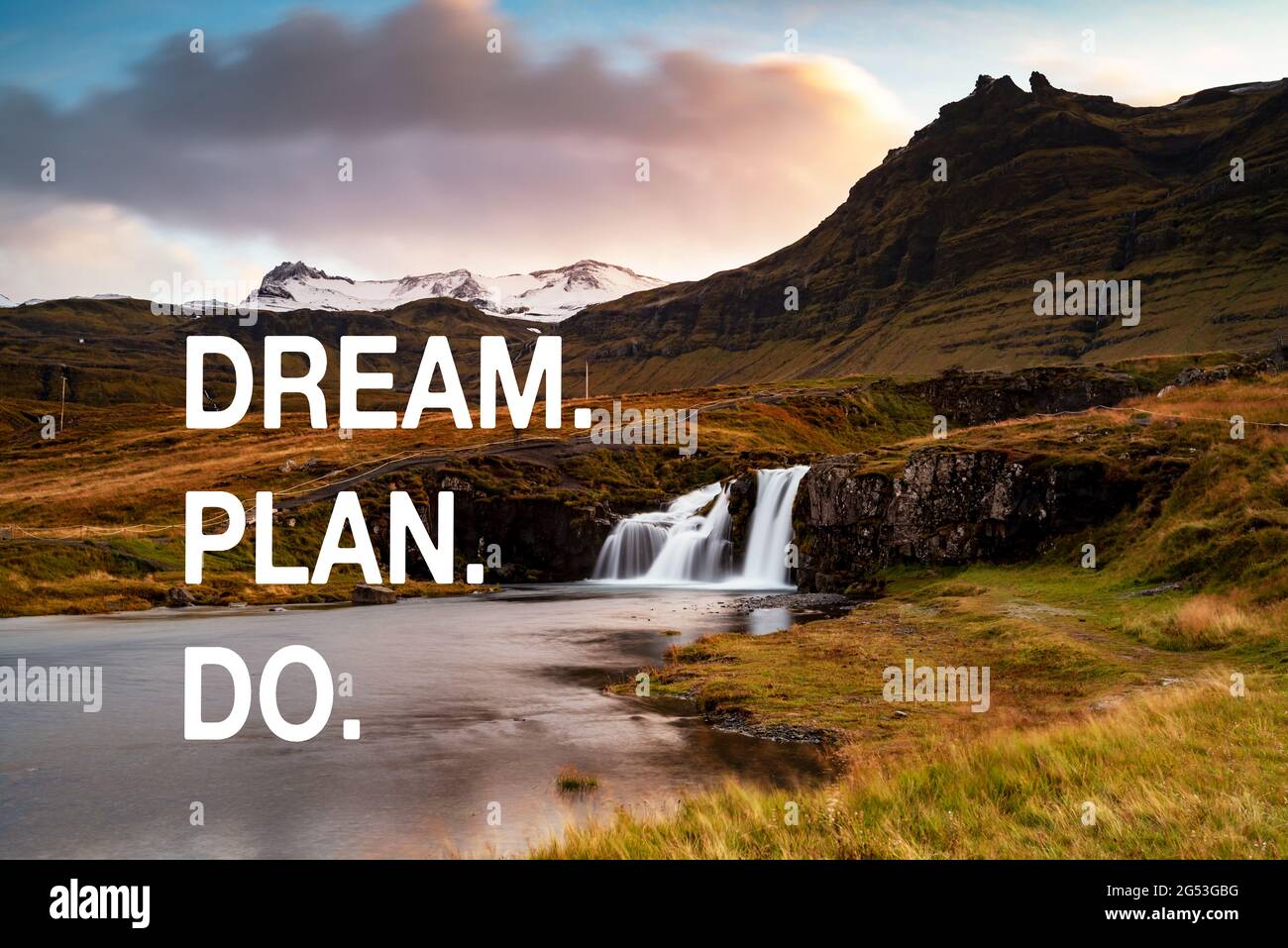 Inspirational and motivational concept - Dream, Plan, Do Stock Photo ...