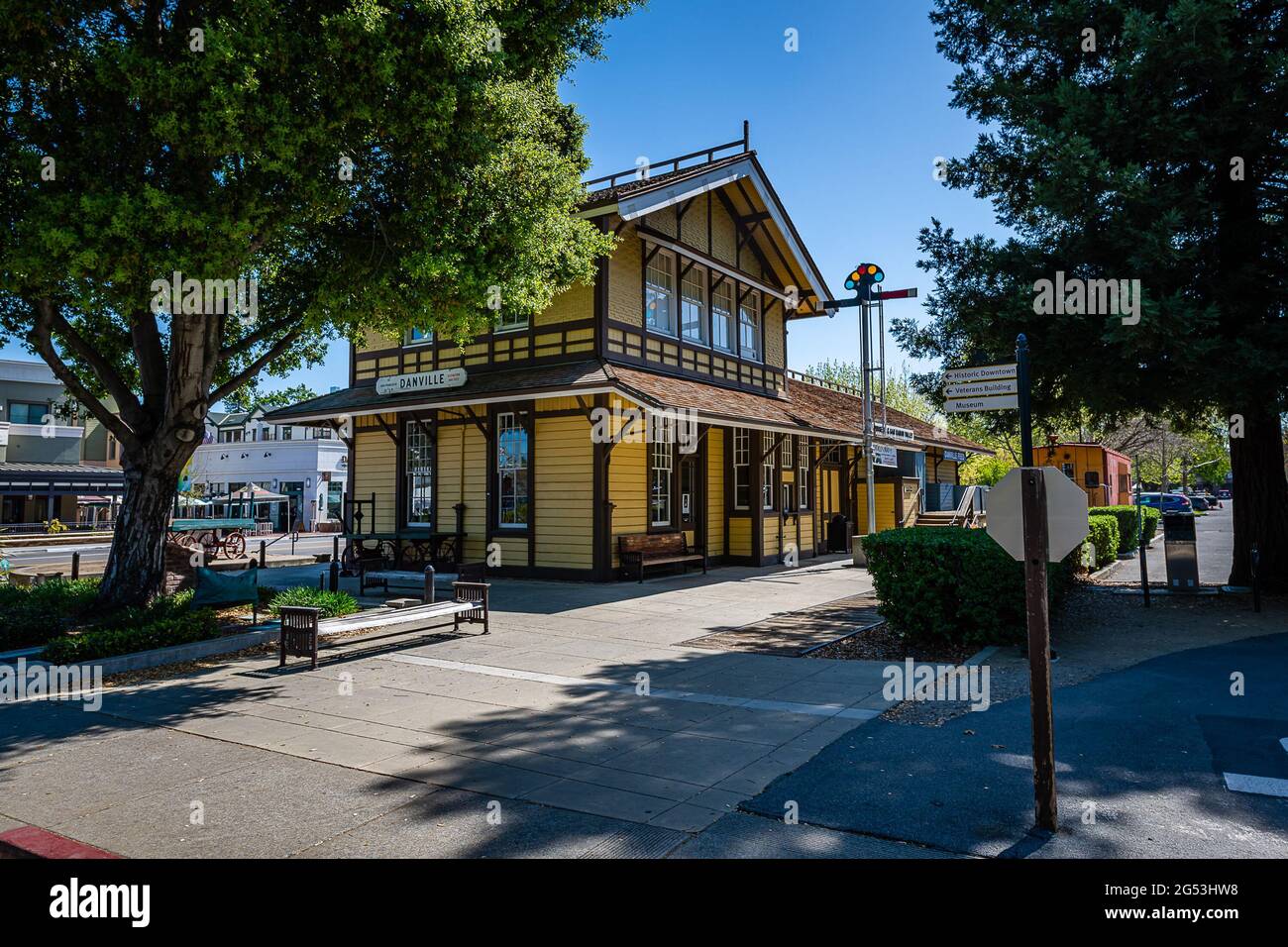 Museum of the San Ramon Valley Stock Photo - Alamy