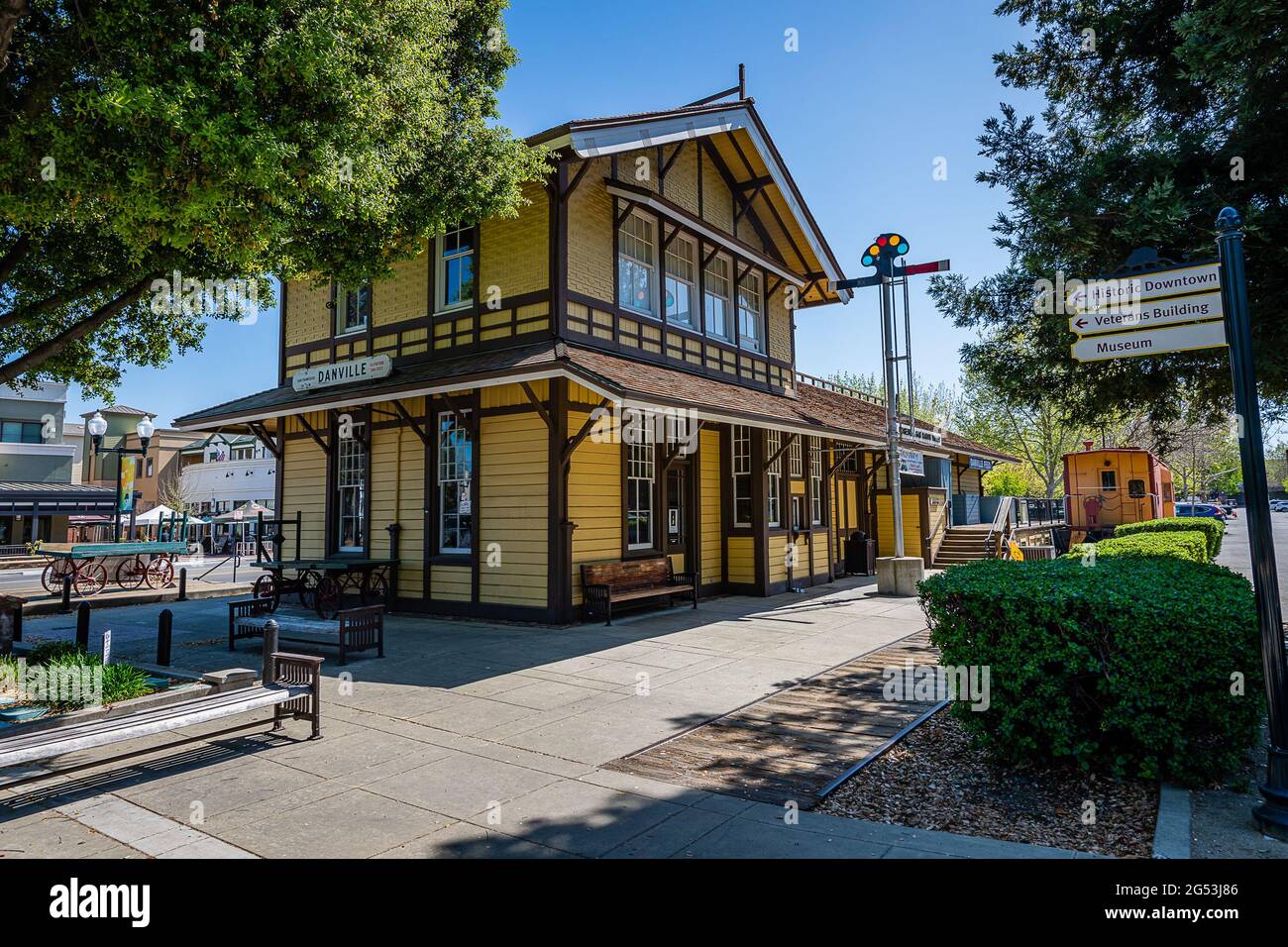 Museum of the San Ramon Valley Stock Photo - Alamy