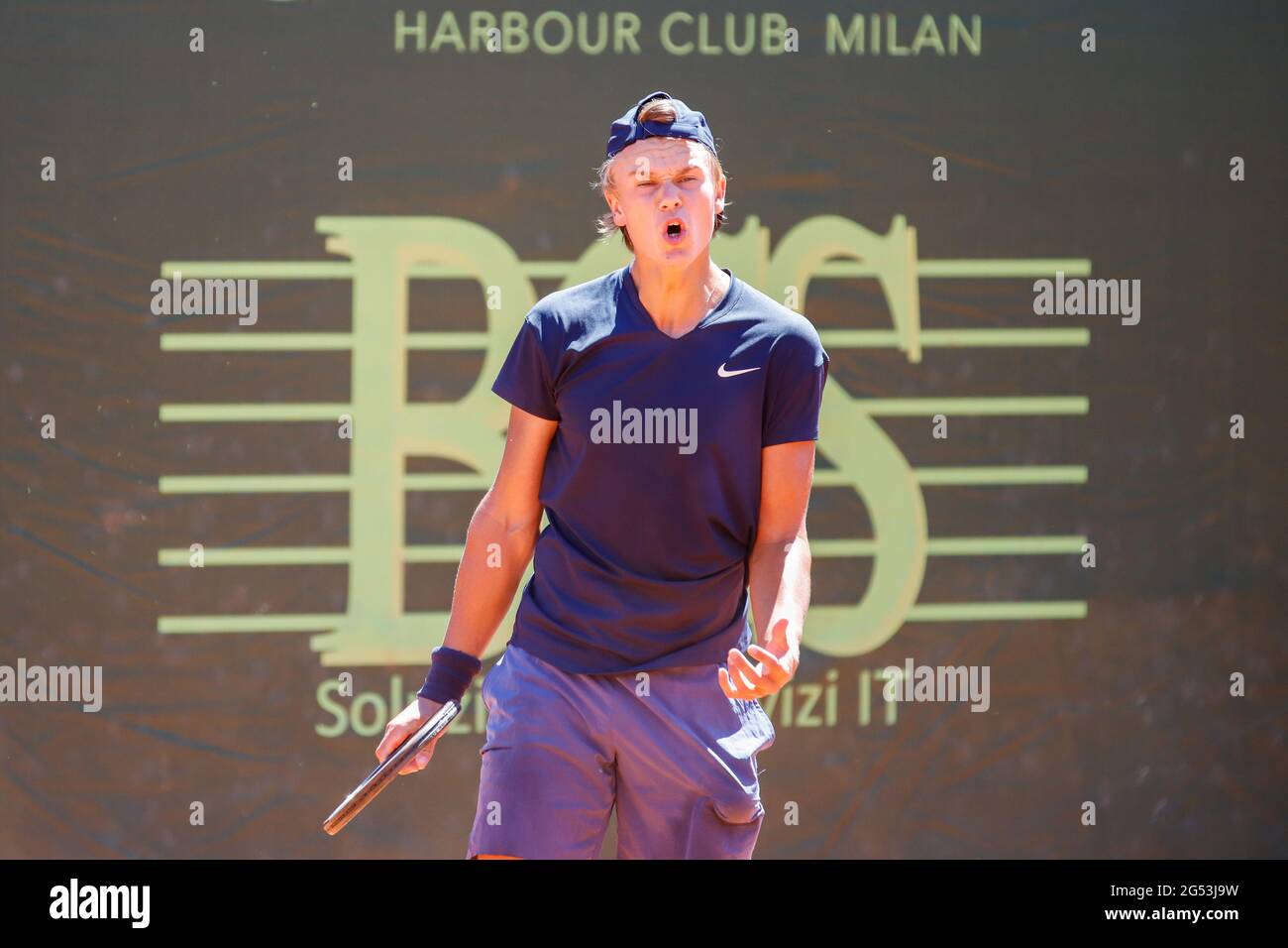 Aspria Harbour Club, Milan, Italy, 25 Jun 2021, The Danish tennis ...
