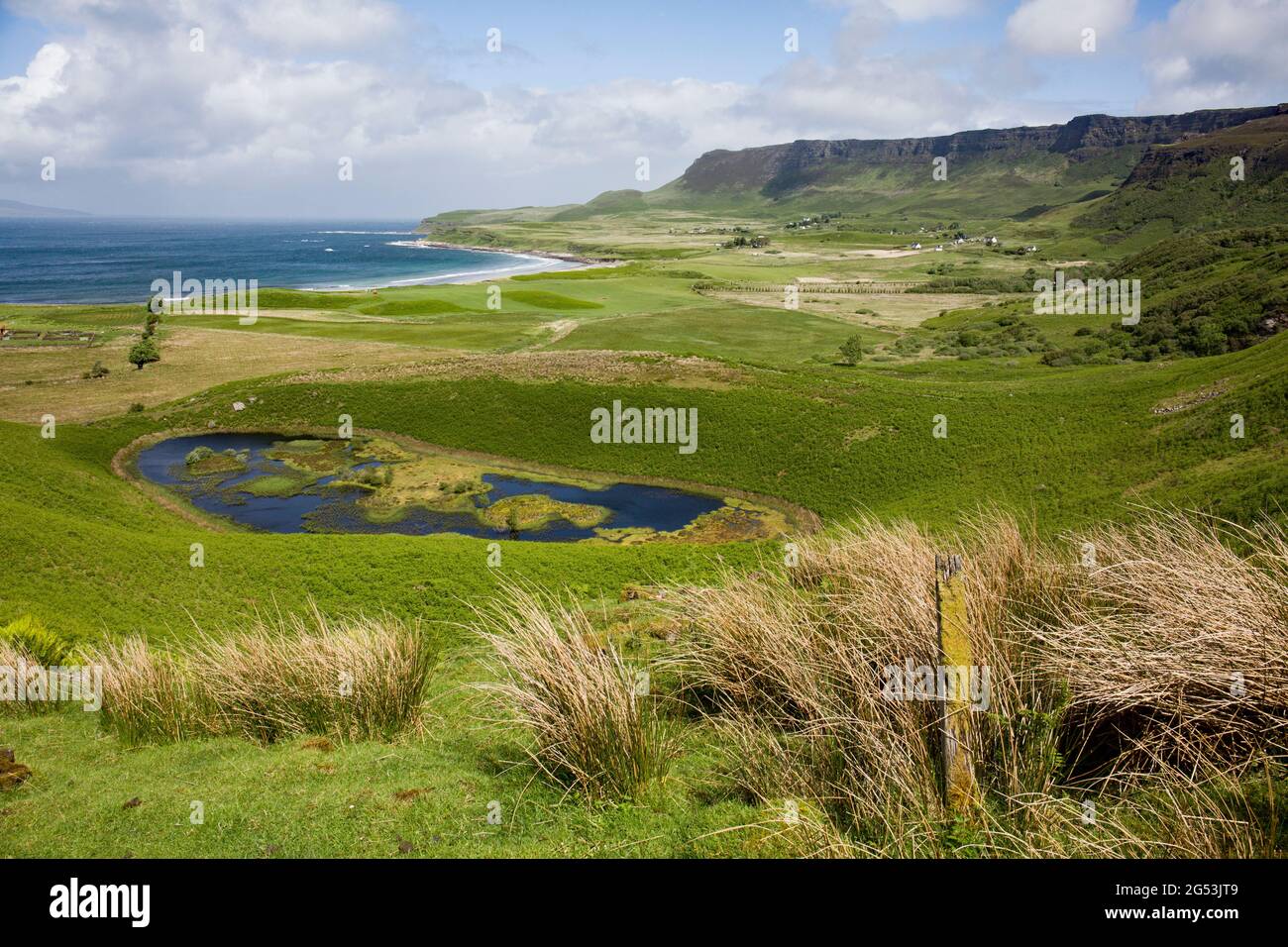 Laig Bay and Cleadle, Isle of Eigg, Inner Hebrides, Scotland Stock ...