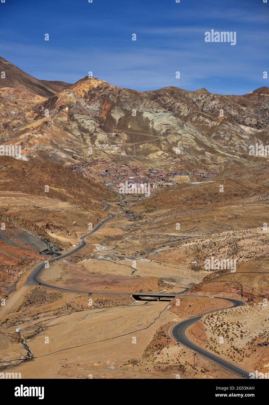 Andes Mountains - city Stock Photo - Alamy