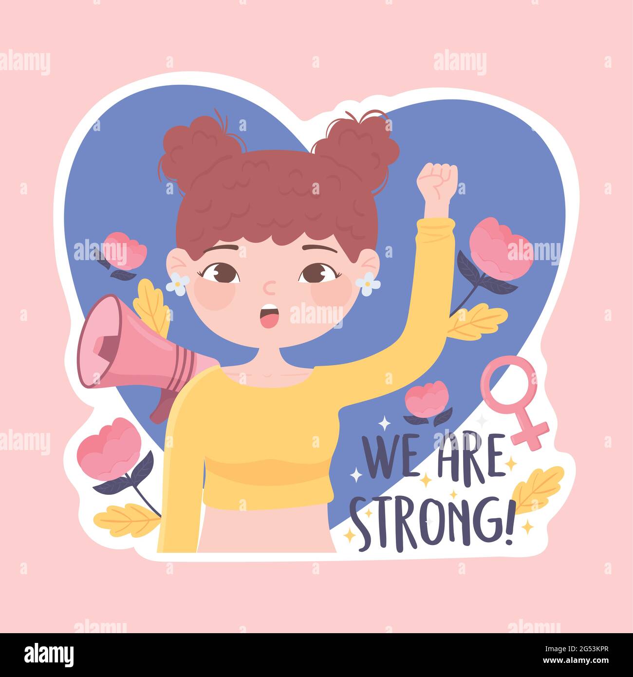 girl power motivation Stock Vector Image & Art - Alamy