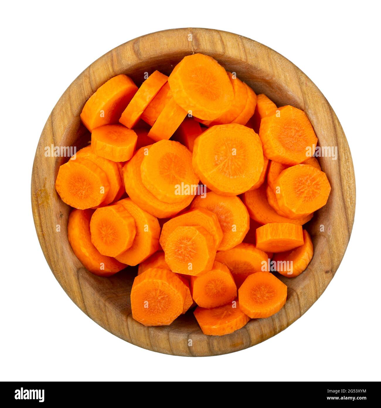 Bowl Of Sliced Carrots