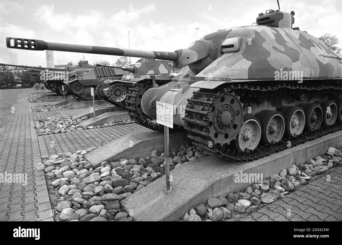 Switzerland, the tank museum in Thun (Bern), the prototype of ...