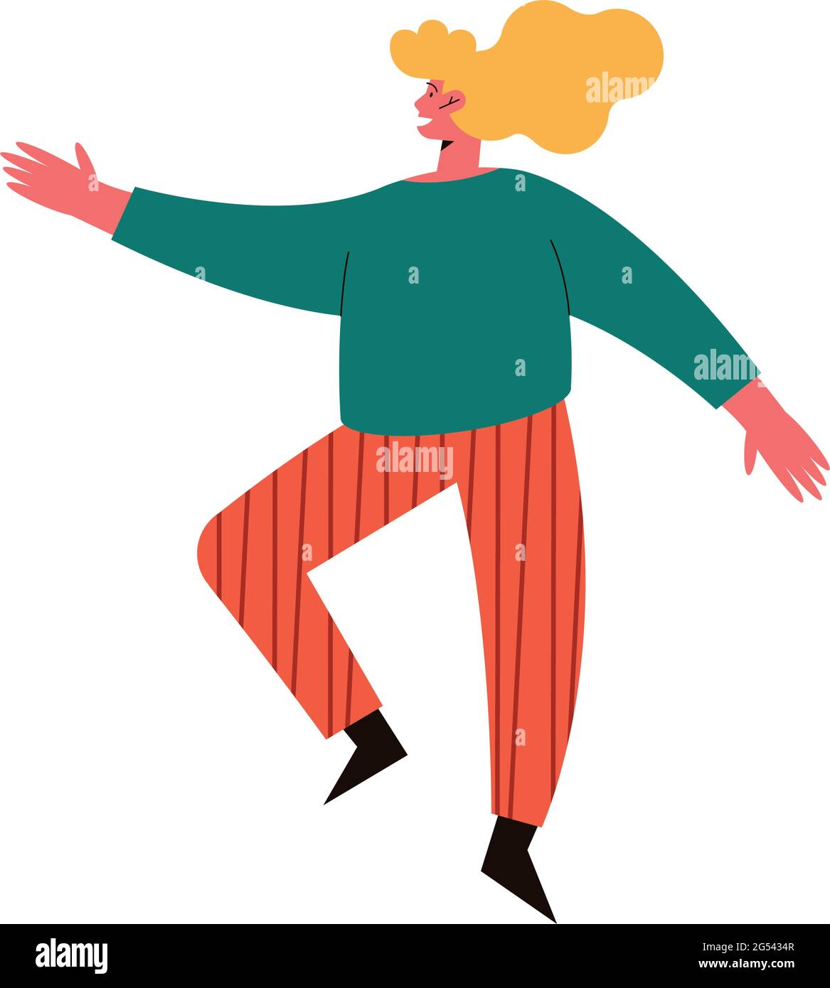 Blond Woman Avatar Girl Female Person Stock Vector Image And Art Alamy