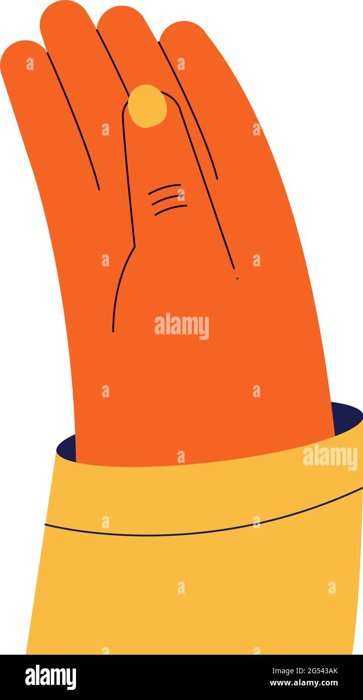 human hand on white background Stock Vector Image & Art - Alamy