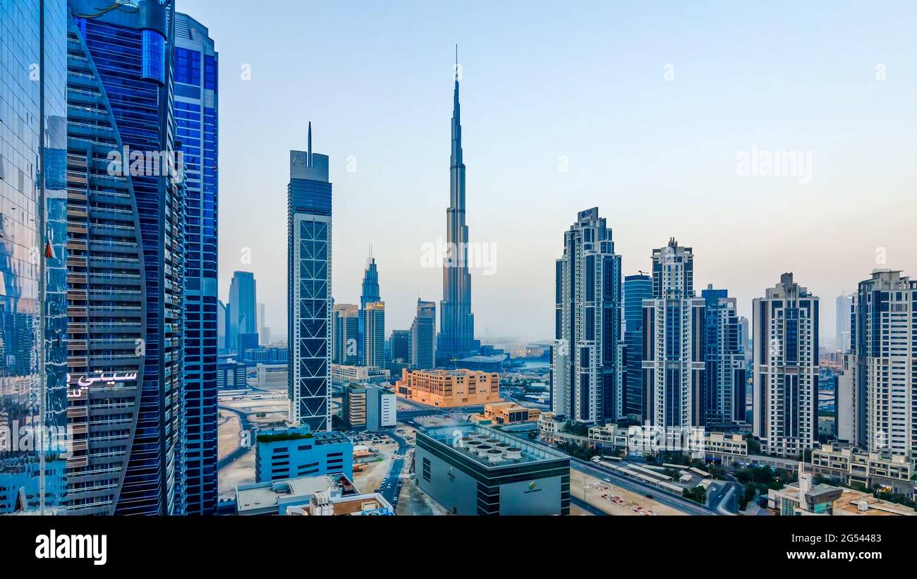 Amazing cityscape of Dubai, UAE Stock Photo - Alamy