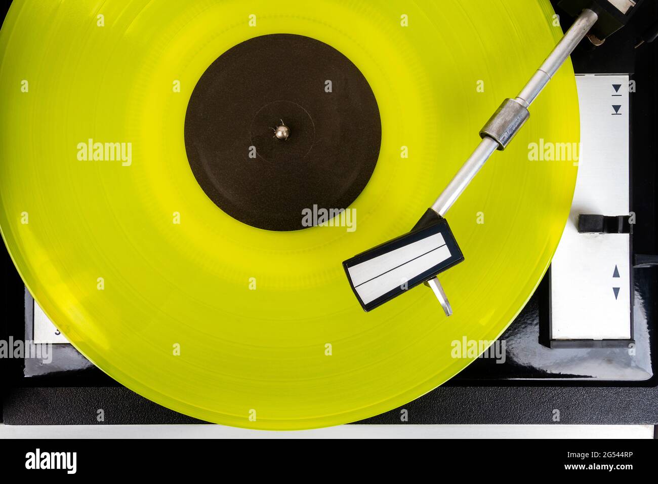 Yellow turntable hi-res stock photography and images - Alamy