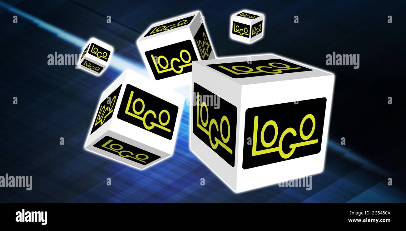 Illustration of a brand concept Stock Photo - Alamy