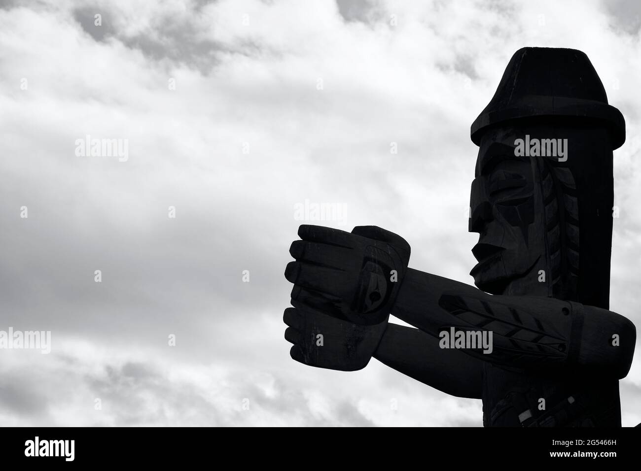 Welcome Figure Pole High Resolution Stock Photography and Images - Alamy