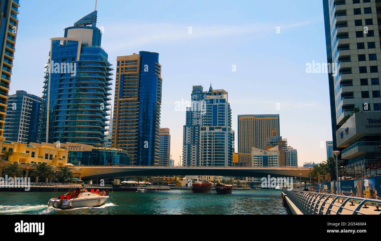 Amazing cityscape of Dubai, UAE Stock Photo - Alamy