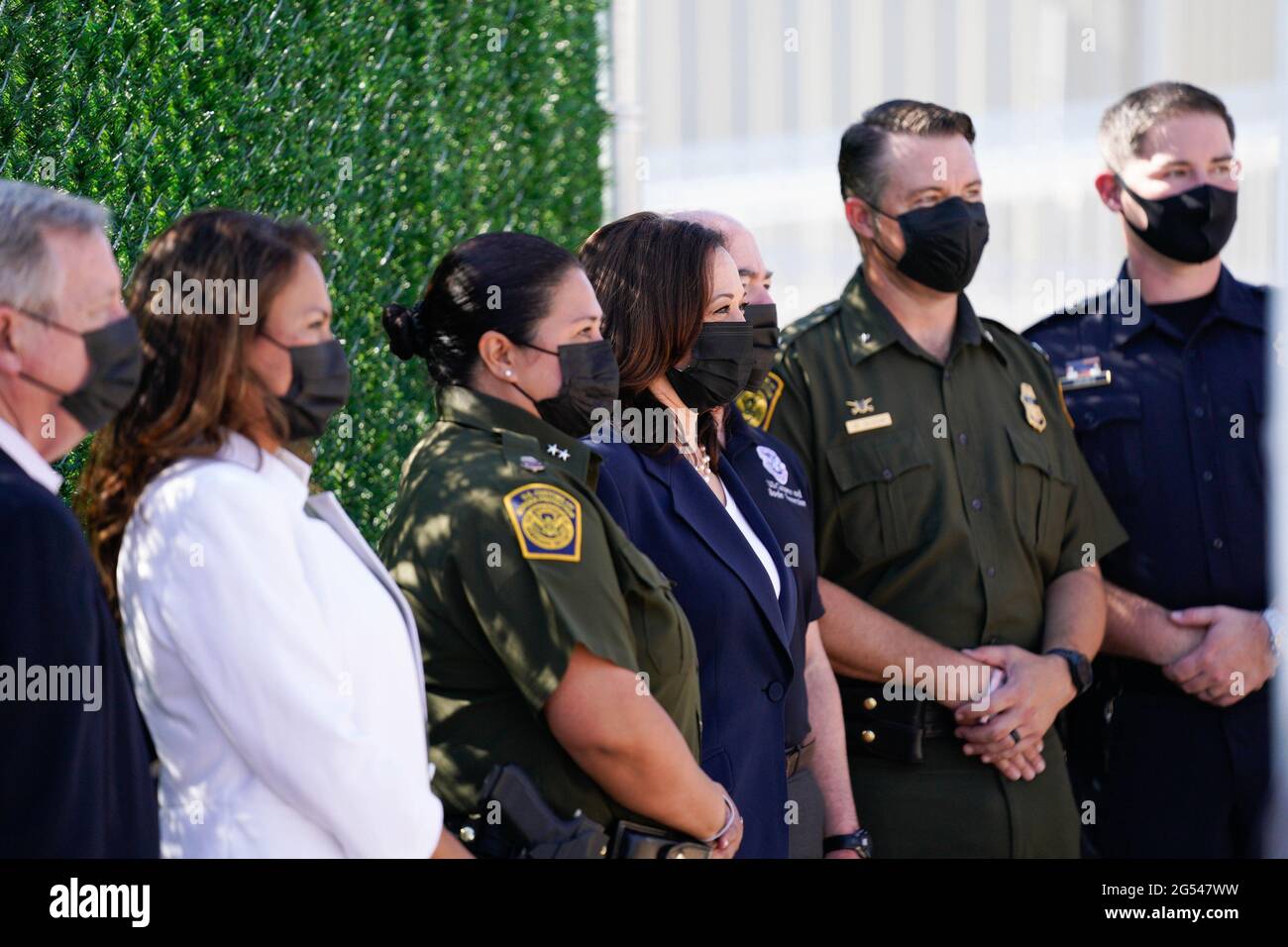 El Paso, United States. 25th June, 2021. U.S. Vice President Kamala ...