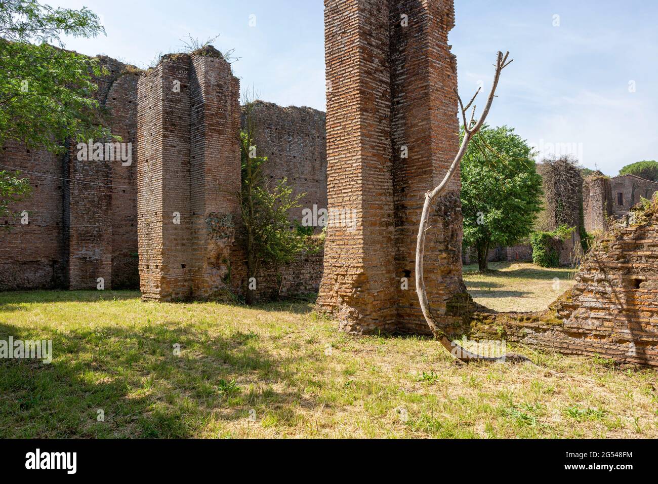Ruins of the Roman villa of Maxentius on the Appian Way Stock Photo - Alamy