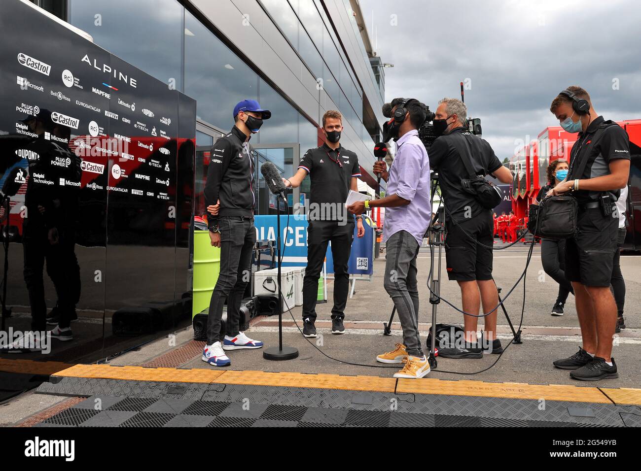 Alpine f1 team lawrence barretto hi-res stock photography and images ...