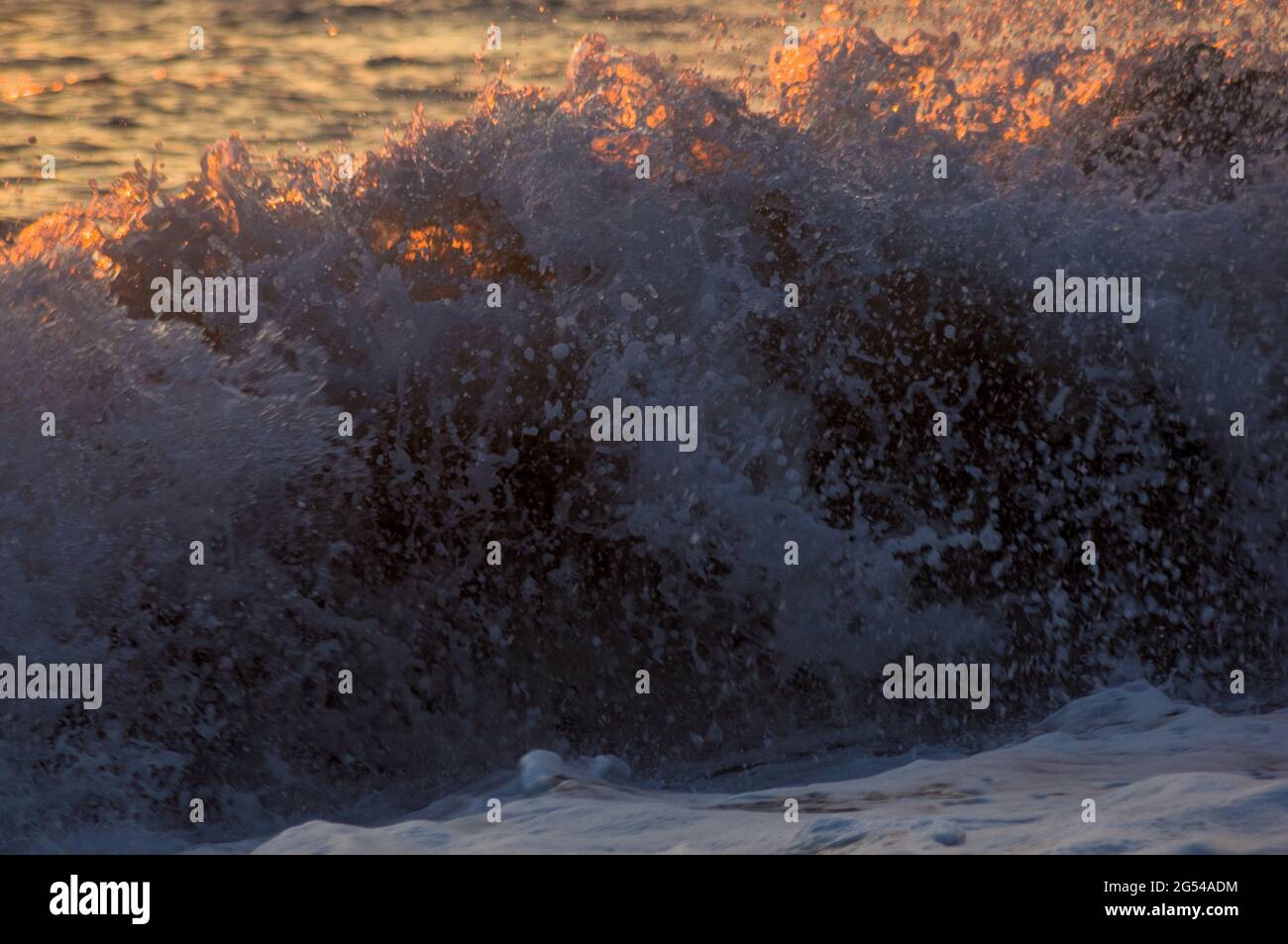 Summer sea sunset, the sun, waves and clouds, beautiful dramatic ...