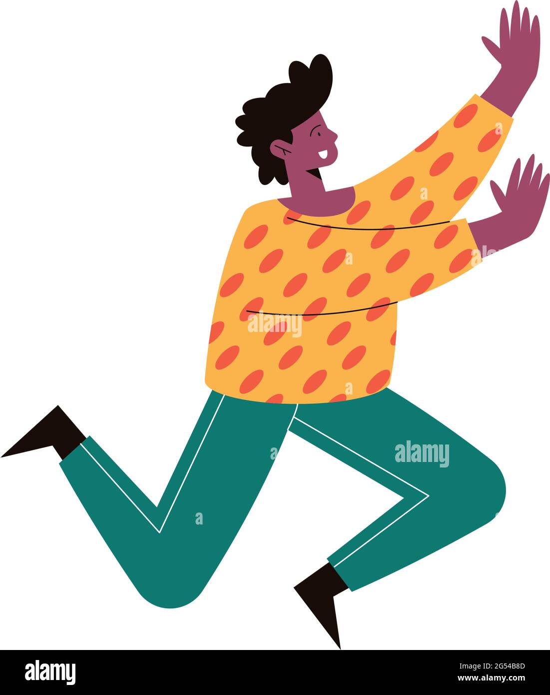 man avatar jumping, person human people Stock Vector Image & Art - Alamy