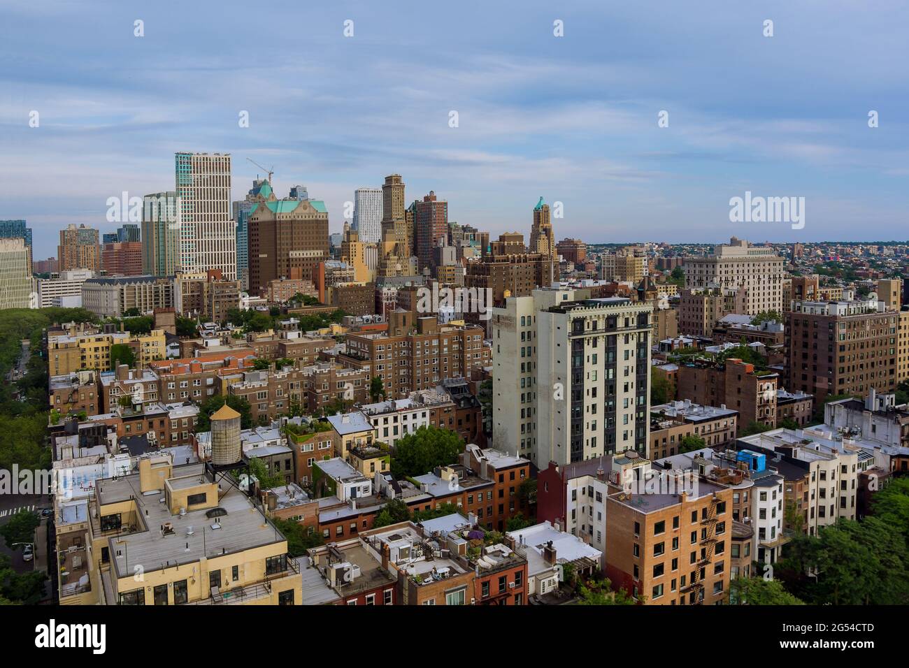 Aerial view downtown brooklyn skyline hi-res stock photography and ...