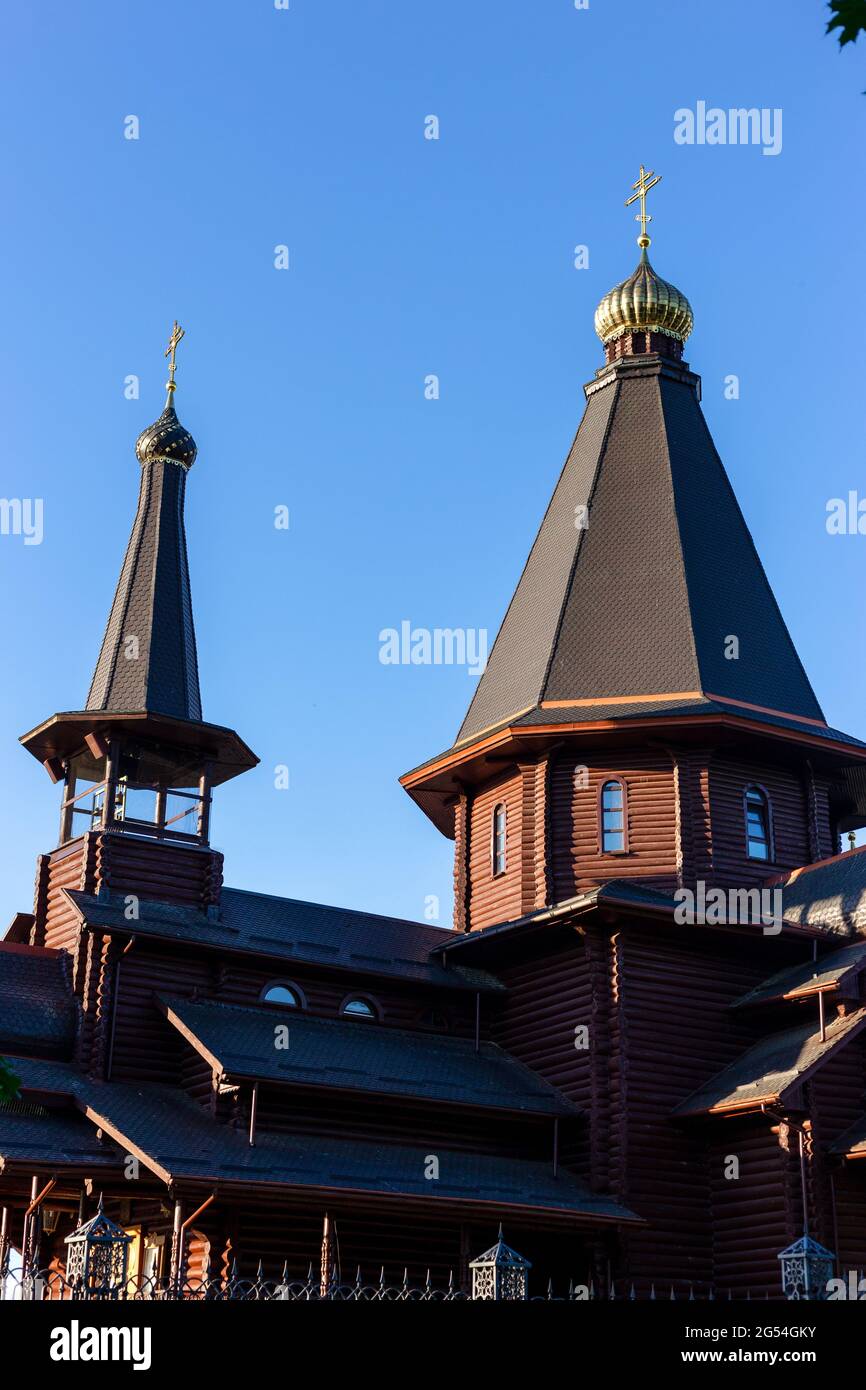 Temple-memorial in honor of All Saints. Orthodox church Stock Photo - Alamy