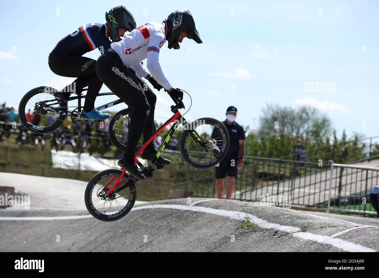 Kye WHYTE of Great Britain (5) and Romain MAHIEU of France (100 ...