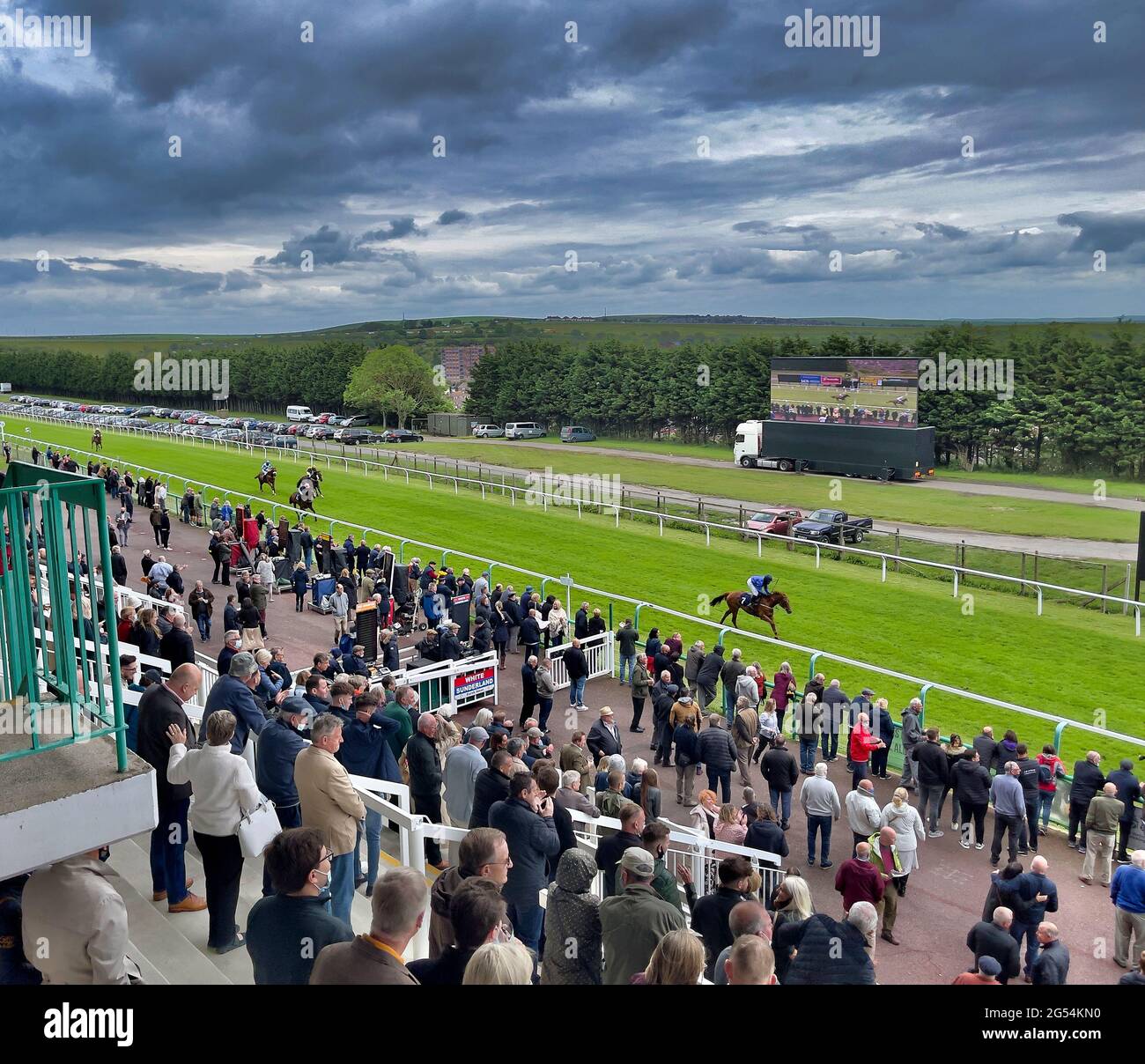 At the Races Stock Photo - Alamy