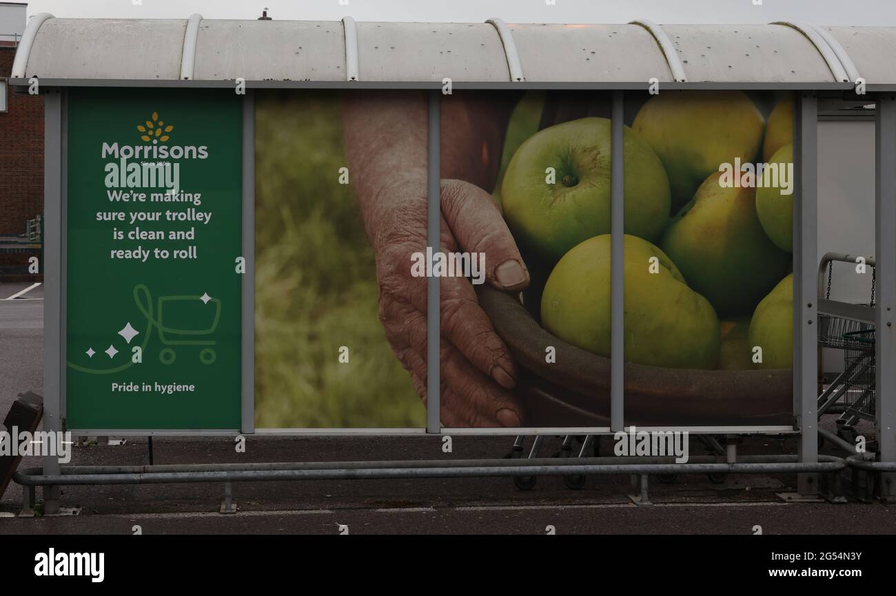 Logo Morrisons supermarket, UK Stock Photo - Alamy