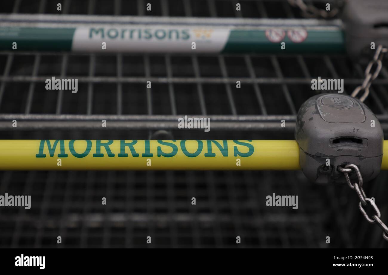 Logo Morrisons supermarket, UK Stock Photo - Alamy